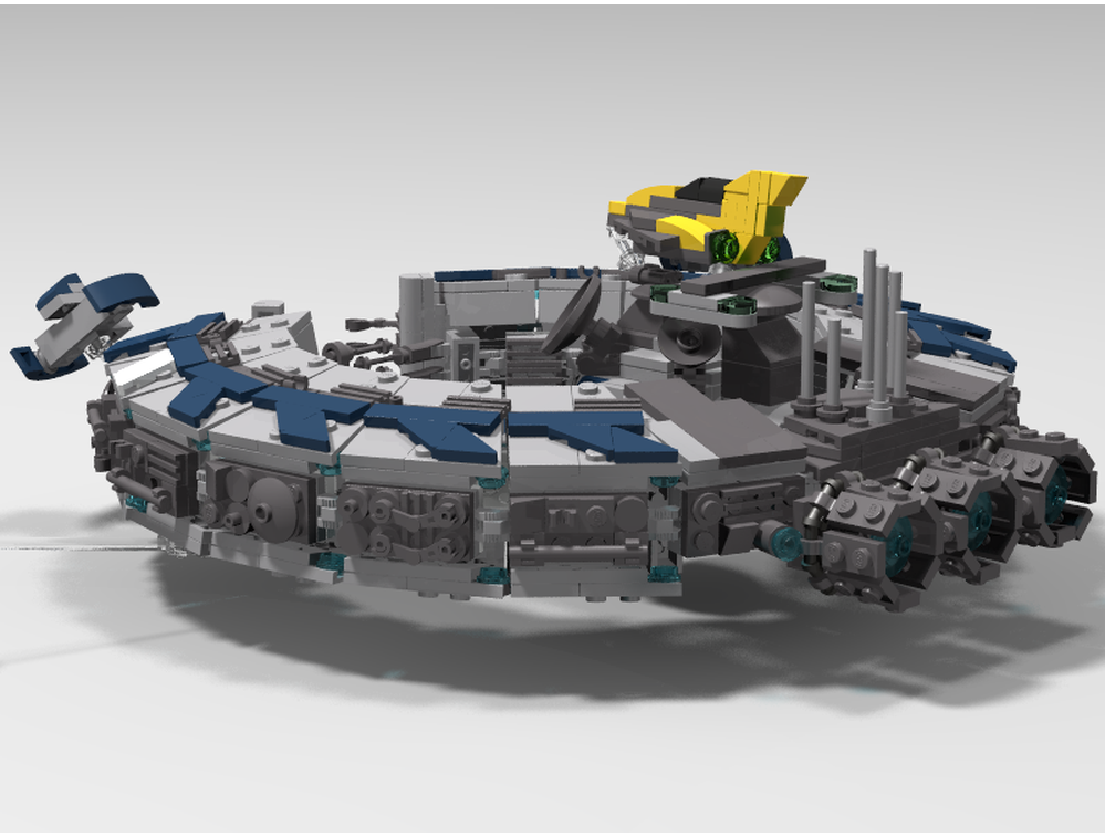 LEGO MOC-267425 Lucrehulk-class battleship and Delta-7 Aethersprite ...