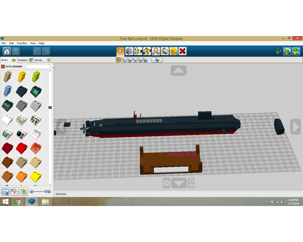 LEGO MOC Nuke Sub by jeffnestl | Rebrickable - Build with LEGO