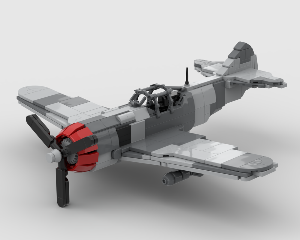LEGO MOC-267716 Lavochkin La-7 1:35 scale model by Frog_builds ...