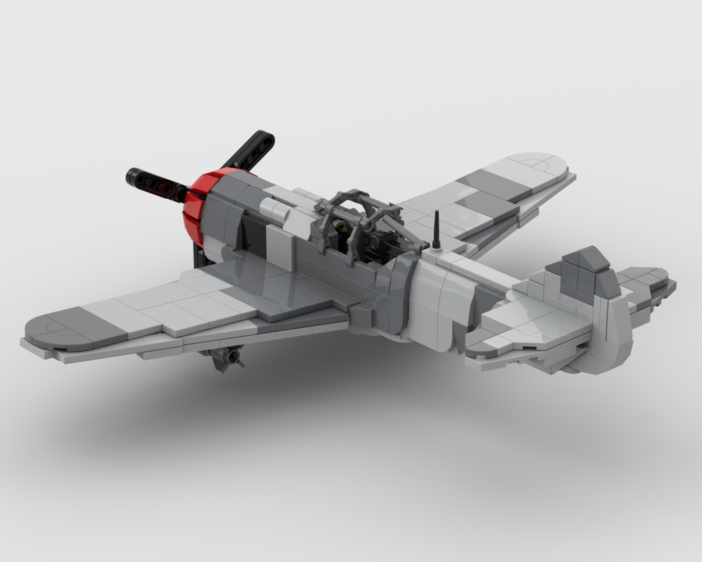 LEGO MOC-267716 Lavochkin La-7 1:35 scale model by Frog_builds ...