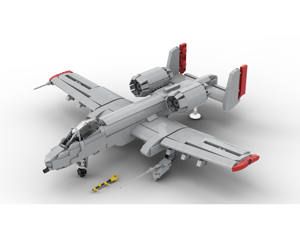 LEGO MOC A-10 Warthog by AsgardianStudio | Rebrickable - Build with LEGO