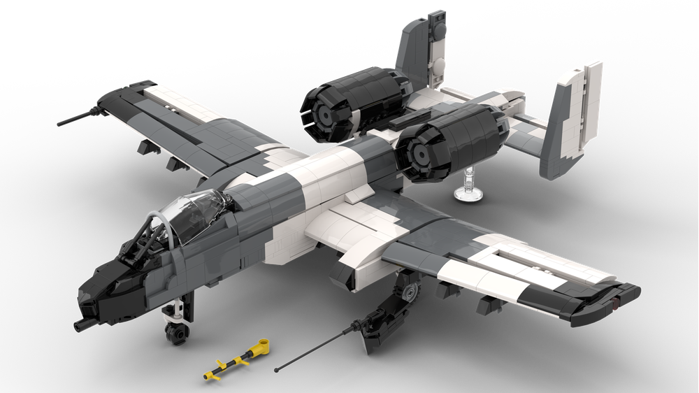 LEGO MOC A-10 Warthog by AsgardianStudio | Rebrickable - Build with LEGO