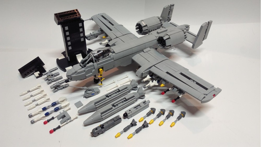 LEGO MOC A-10 Warthog by AsgardianStudio | Rebrickable - Build with LEGO