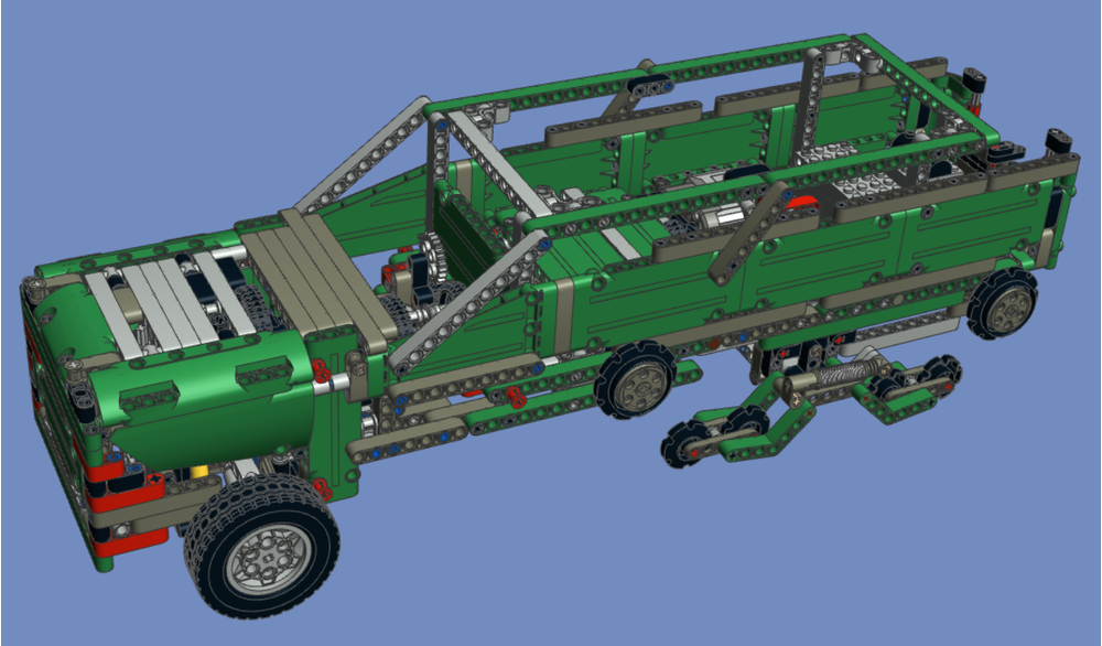 LEGO MOC RC-Capable Half Track by Sayeth_We | Rebrickable - Build with LEGO