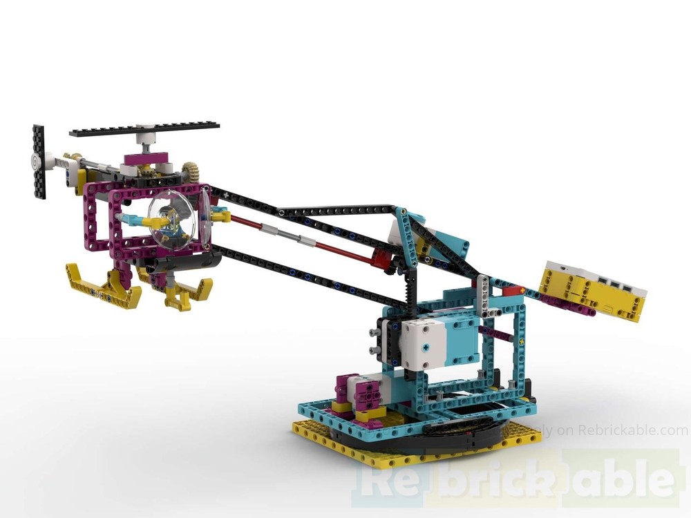 LEGO MOC-268954 Helicopter Lift by BrandonJones | Rebrickable - Build ...