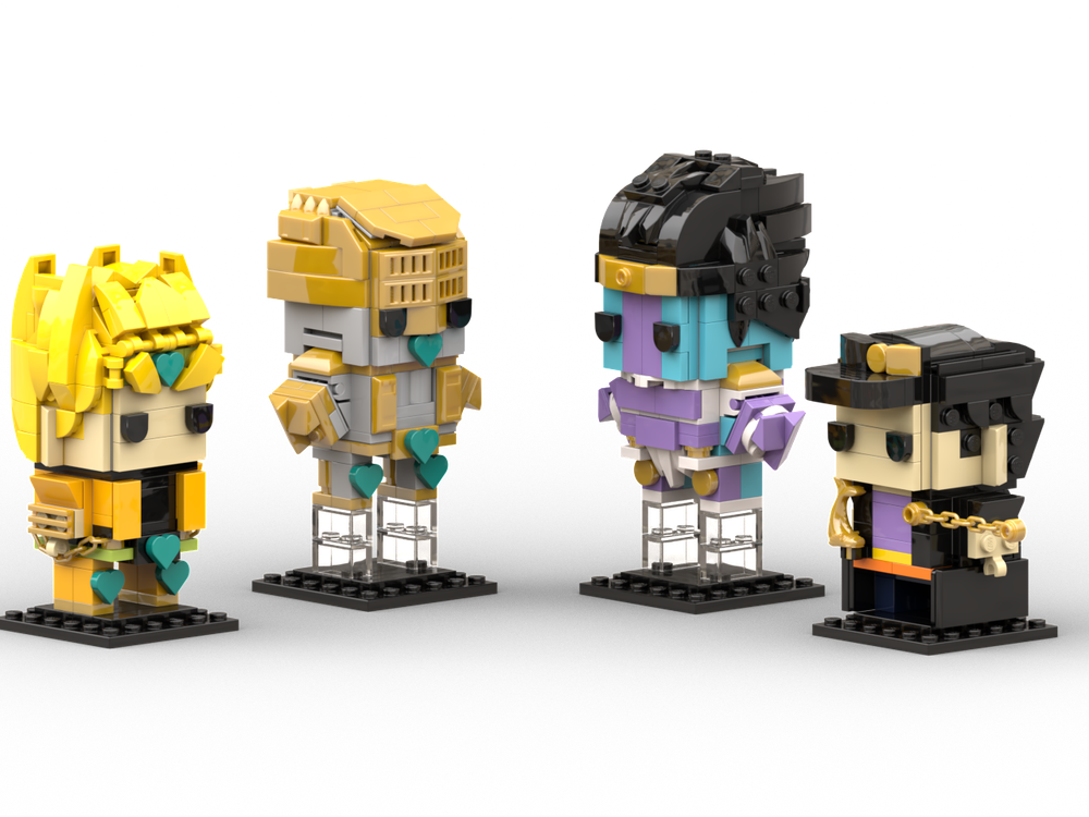 LEGO MOC Jotaro & Star Platinum Brickheadz (JoJo's Bizarre Adventure ...