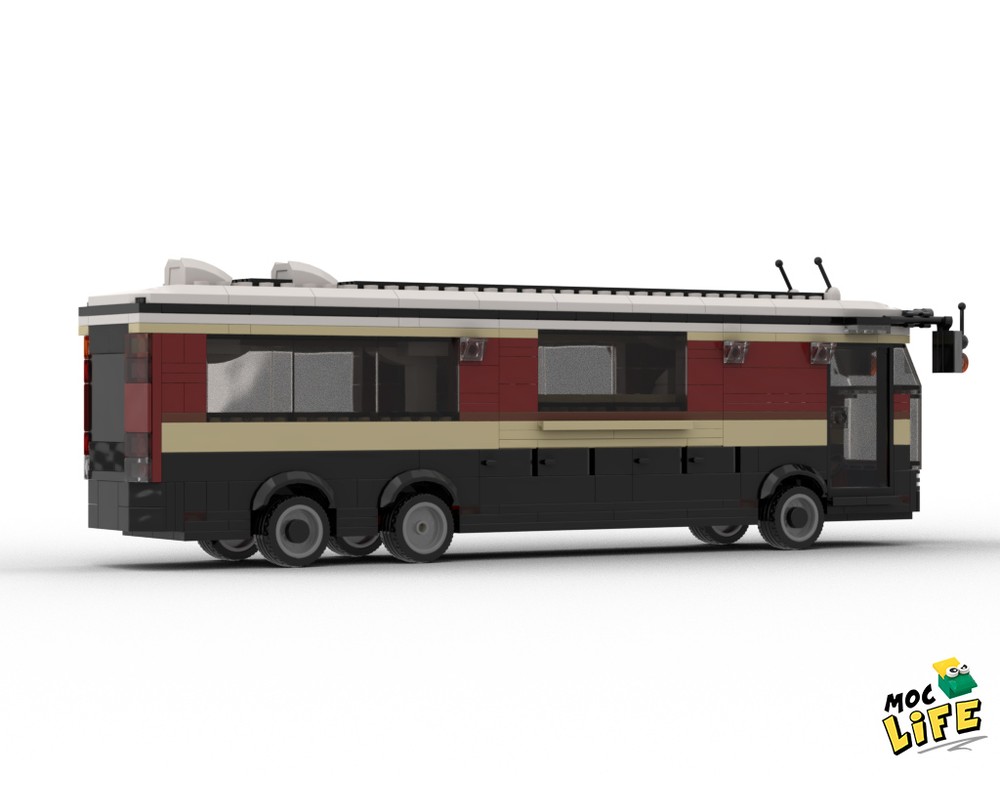 LEGO MOC Coach bus (RV version) by MocLife | Rebrickable - Build with LEGO