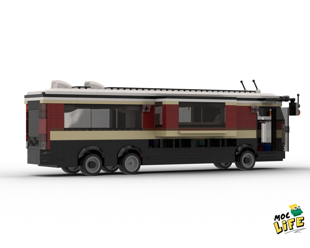 LEGO MOC Coach bus (RV version) by MocLife | Rebrickable - Build with LEGO