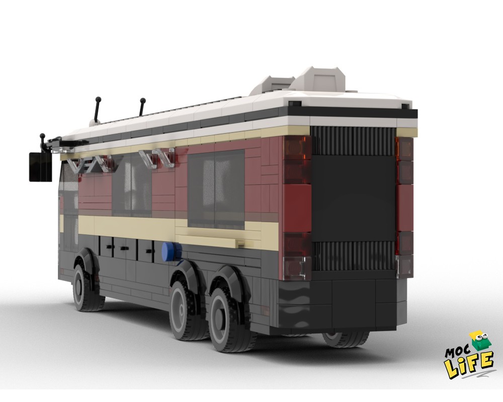 LEGO MOC Coach bus (RV version) by MocLife | Rebrickable - Build with LEGO
