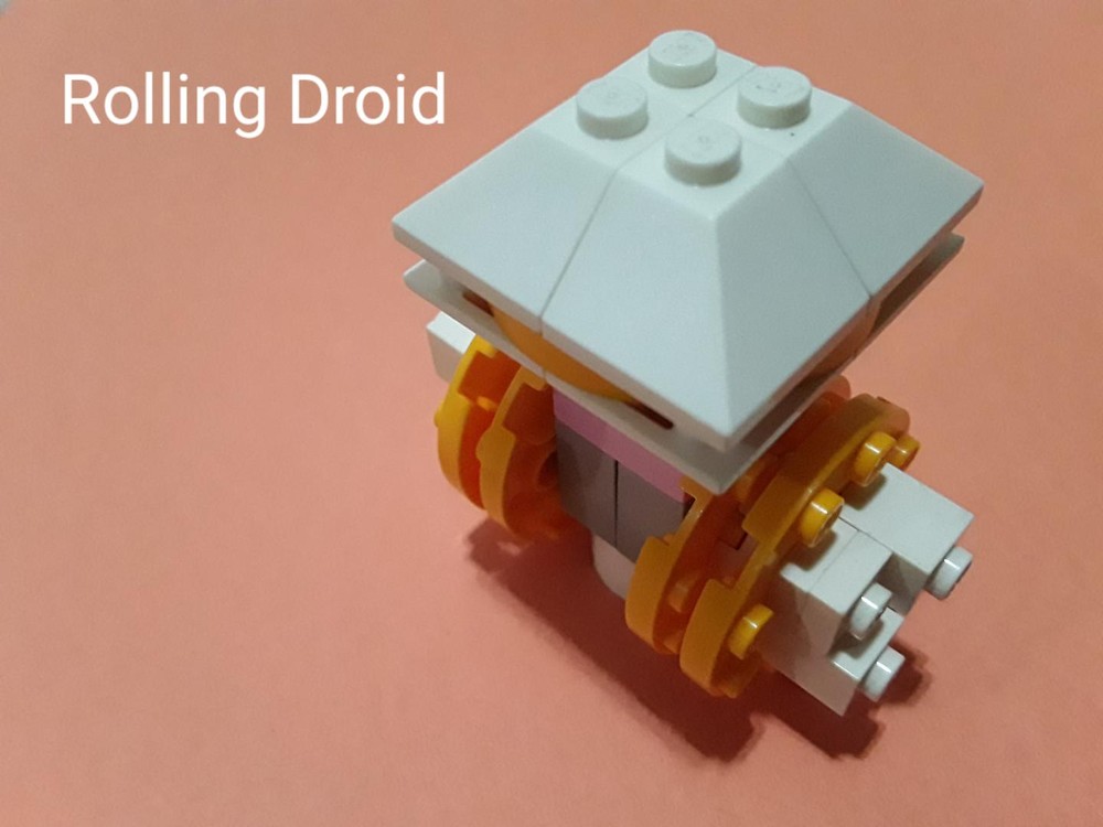LEGO MOC Rolling Droid by Noob Builds Lego | Rebrickable - Build with LEGO