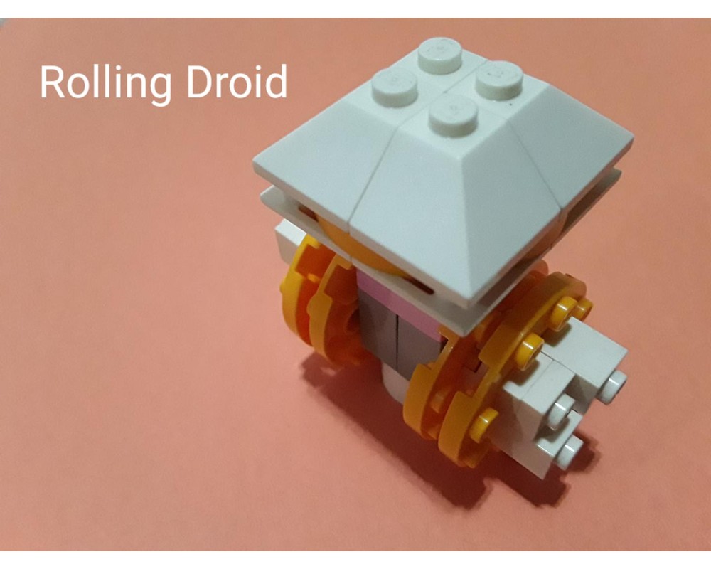 Lego Moc Rolling Droid By Noob Builds Rebrickable Build With Lego