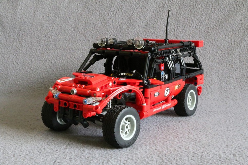 LEGO MOC 4x4 Desert Rally Offroader by syclone | Rebrickable - Build ...