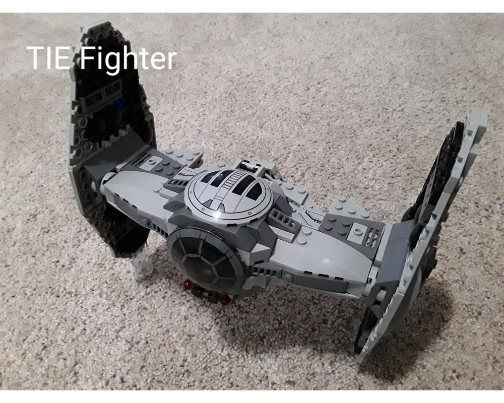 LEGO MOC TIE Fighter by Noob Builds Lego | Rebrickable - Build with LEGO