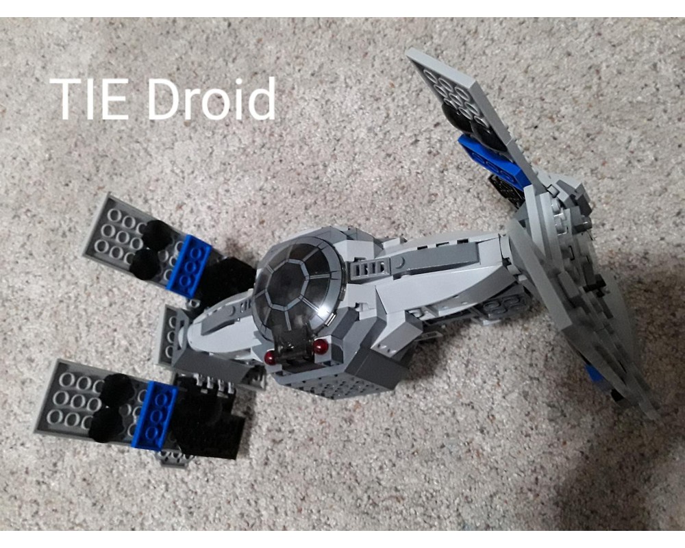 LEGO MOC TIE Droid by Noob Builds Lego | Rebrickable - Build with LEGO