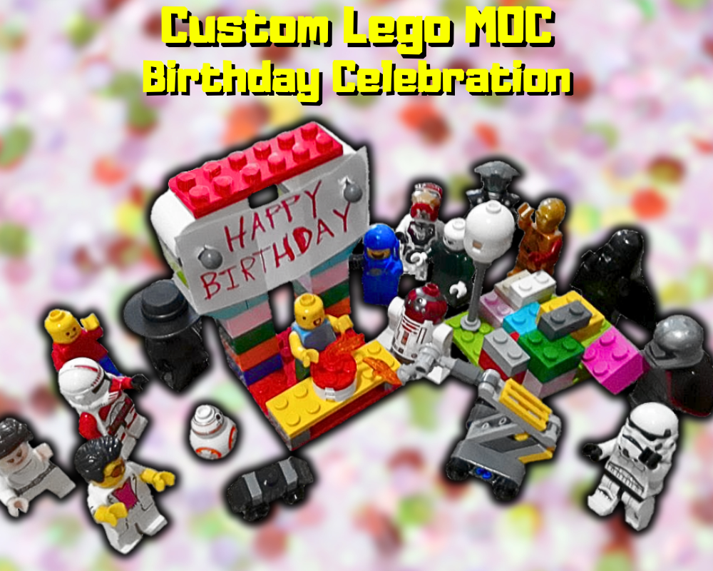 LEGO MOC Birthday Celebration by Noob Builds Lego | Rebrickable - Build ...