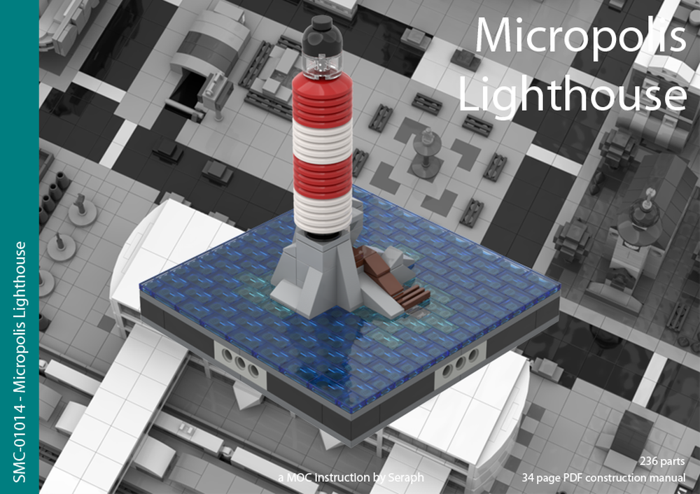 LEGO MOC Micropolis Lighthouse by Seraph | Rebrickable - Build with LEGO