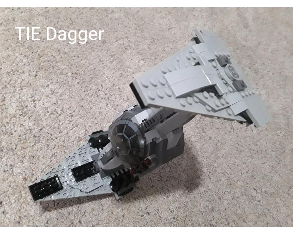 LEGO MOC TIE Dagger by Noob Builds Lego | Rebrickable - Build with LEGO