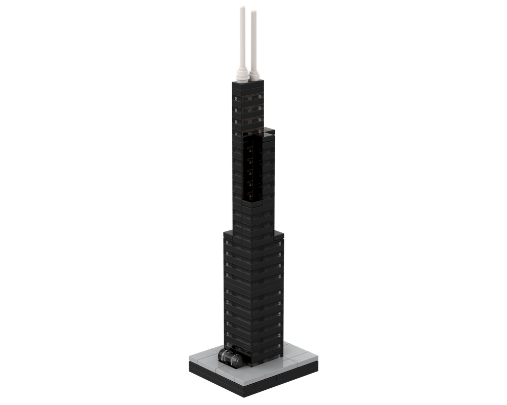 LEGO MOC Willis Tower (21033) by Pableras | Rebrickable - Build with LEGO