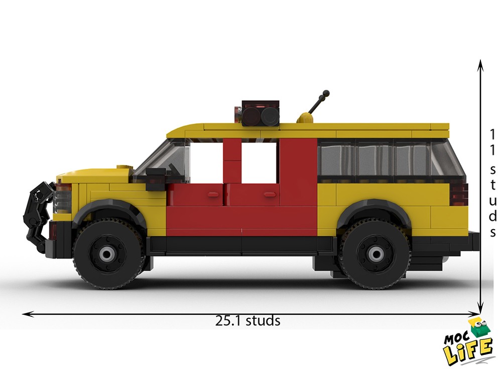 LEGO MOC GMC Yukon lifeguard by MocLife | Rebrickable - Build with LEGO