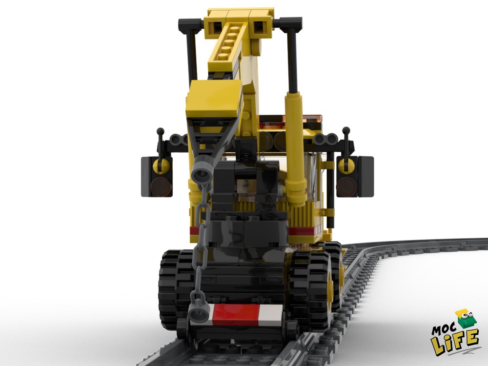 LEGO MOC-27180 Crane truck for railroad by MocLife | Rebrickable ...