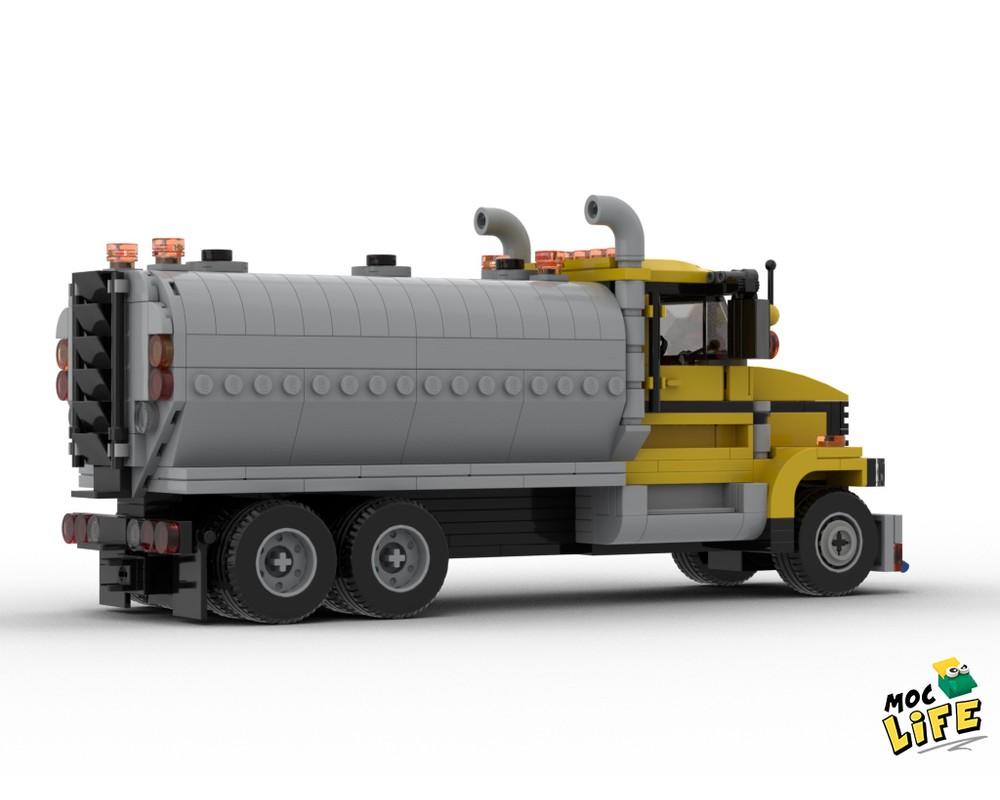 LEGO MOC Water tank truck by MocLife | Rebrickable - Build with LEGO