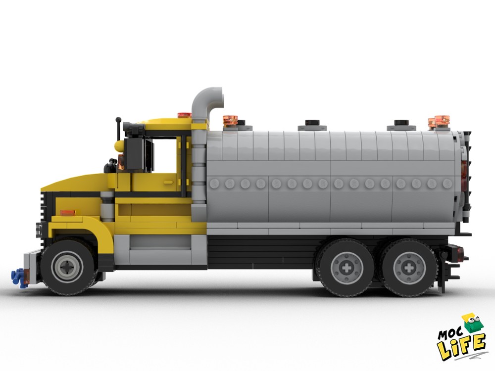 LEGO MOC Water tank truck by MocLife | Rebrickable - Build with LEGO