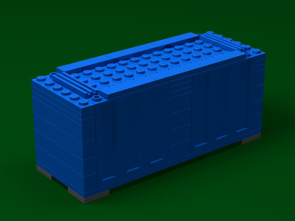 LEGO MOC Simple 6x16 Container by PsiborgVIP | Rebrickable - Build with ...