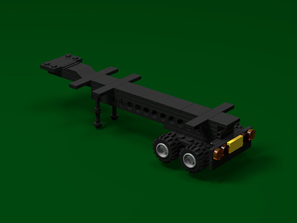 Lego Moc Container Trailer By Psiborgvip Rebrickable Build With Lego