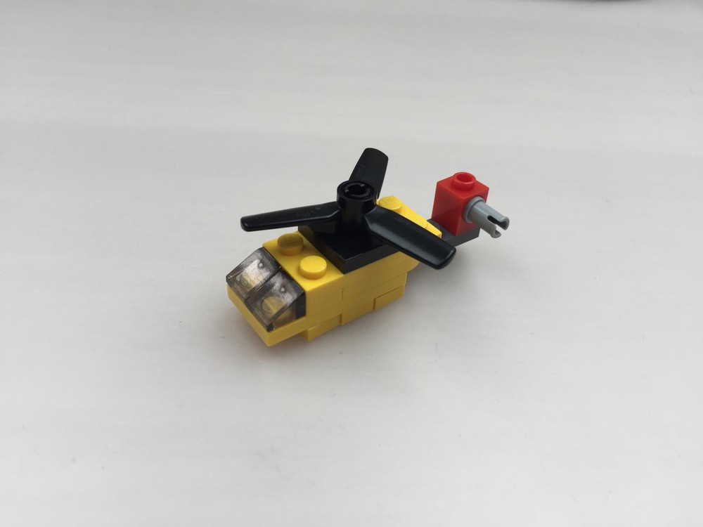 Lego Moc Tiny Helicopter By Nkende Rebrickable Build With Lego