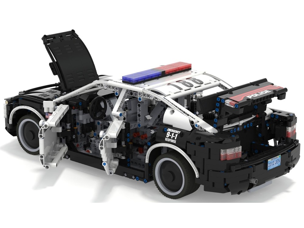 LEGO MOC Dodge Charger US Police Car by thomasz | Rebrickable - Build ...