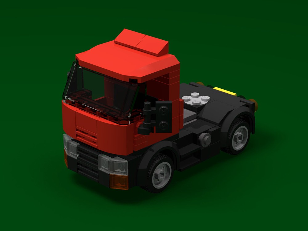 Lego Moc Lorry Cab Red By Psiborgvip Rebrickable Build With Lego