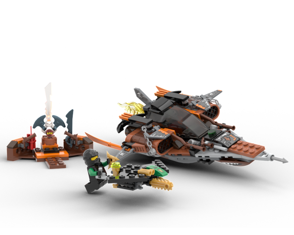 LEGO MOC-27387 70601-2: Flintlocke Speedboat (Ninjago 2019 ...