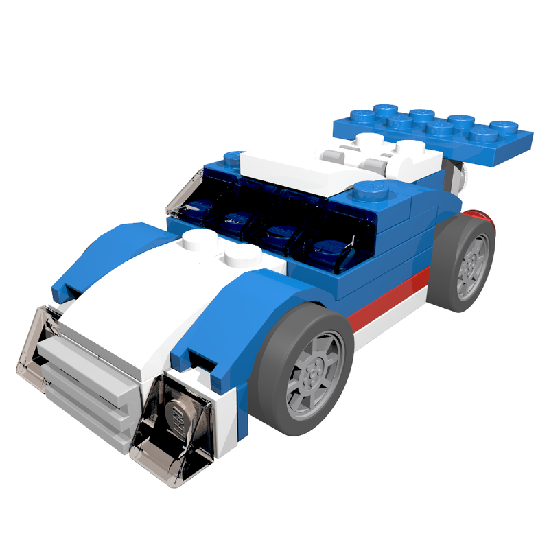 LEGO MOC 31027 Blue Racer Championship Edition by Berth | Rebrickable ...