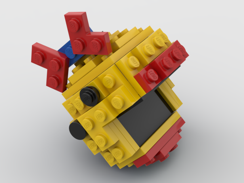 LEGO MOC Mrs. Pac-Man by DinoPete87 | Rebrickable - Build with LEGO