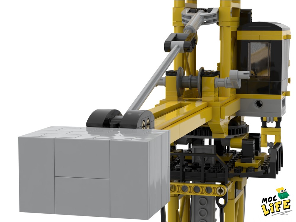 LEGO MOC-27722 Construction modular crane by MocLife | Rebrickable ...