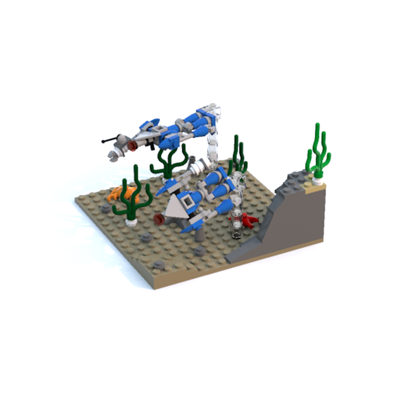 Lego Moc Mon Cala Mini Moc By Favo Rebrickable Build With Lego