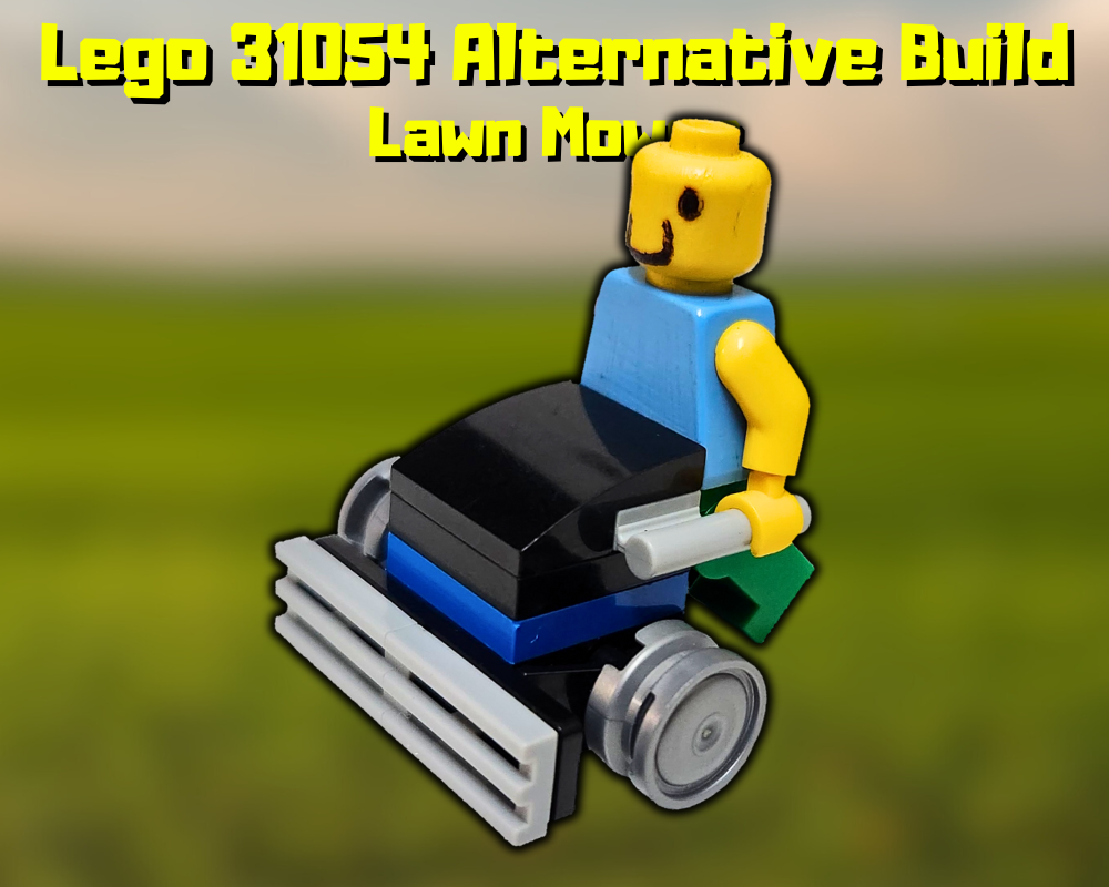Lego Moc Lawn Mower By Noob Builds Lego Rebrickable Build With Lego