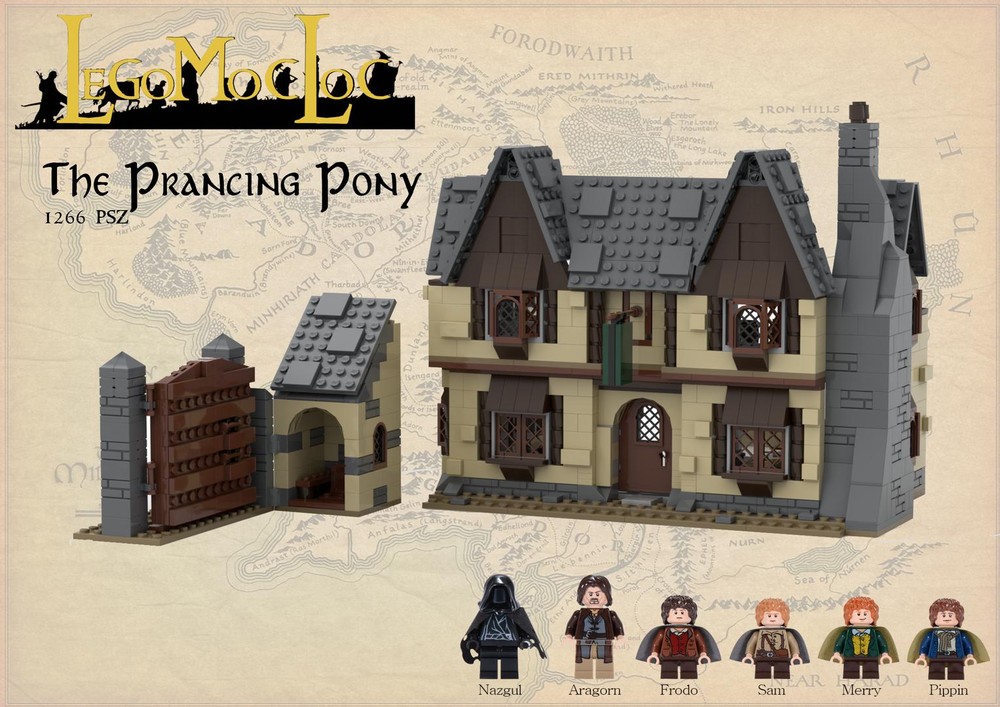 LEGO MOC The Prancing Pony by LegoMocLoc | Rebrickable - Build with LEGO