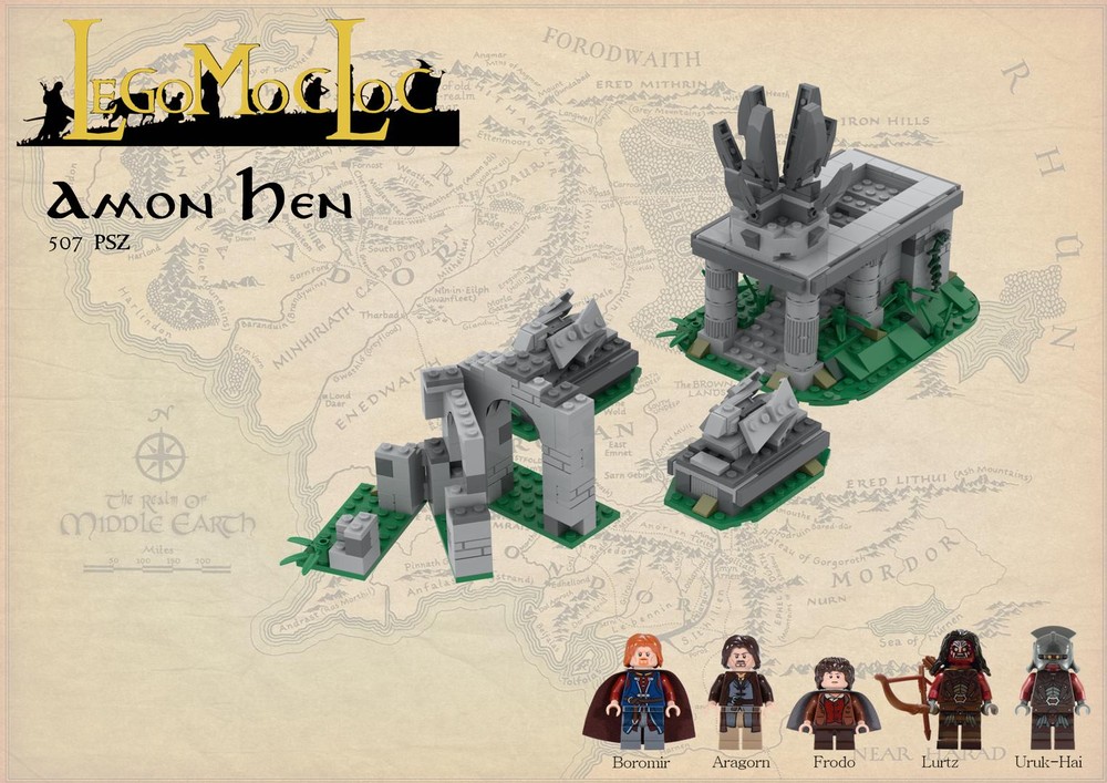 LEGO MOC Amon Hen by LegoMocLoc | Rebrickable - Build with LEGO