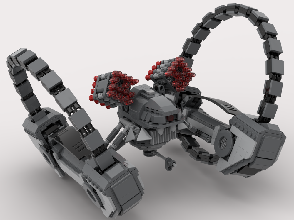 Lego Moc Hailfire Droid By Moeram Rebrickable Build With Lego