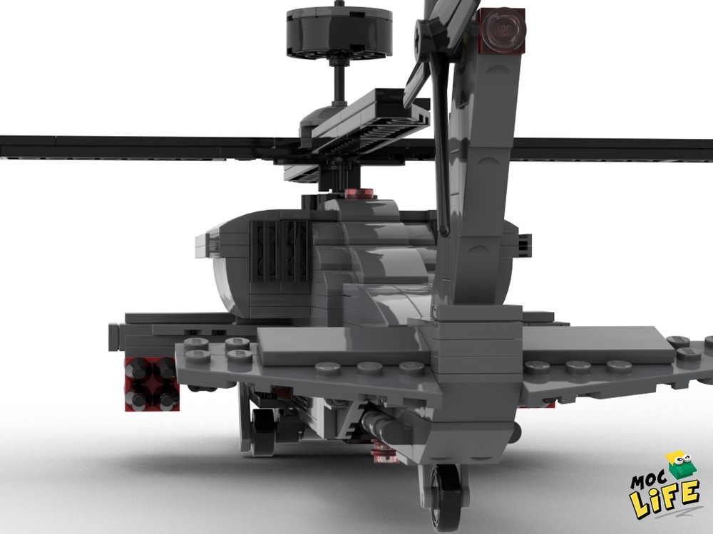 LEGO MOC Boeing AH-64 Apache by MocLife | Rebrickable - Build with LEGO