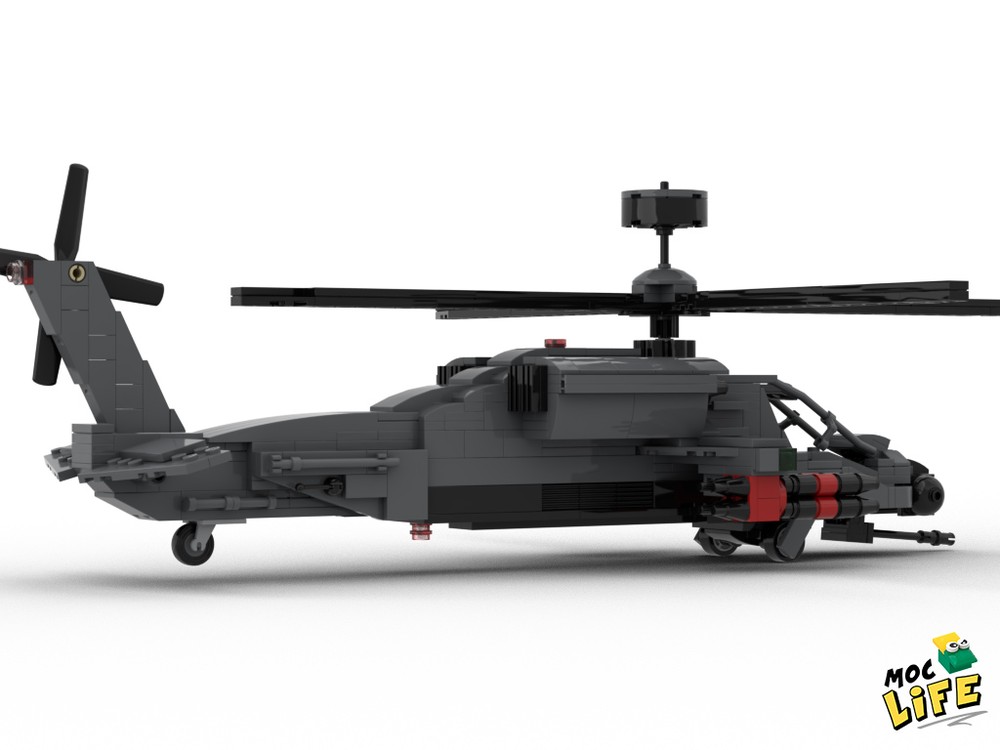 LEGO MOC Boeing AH-64 Apache by MocLife | Rebrickable - Build with LEGO