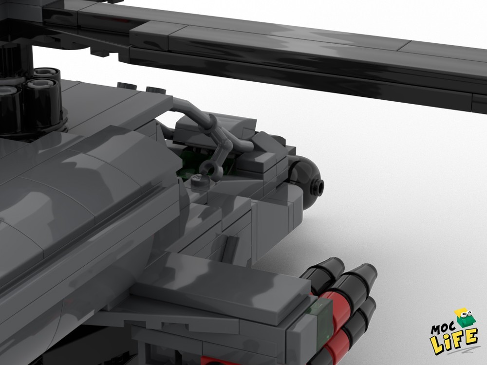 LEGO MOC Boeing AH-64 Apache by MocLife | Rebrickable - Build with LEGO