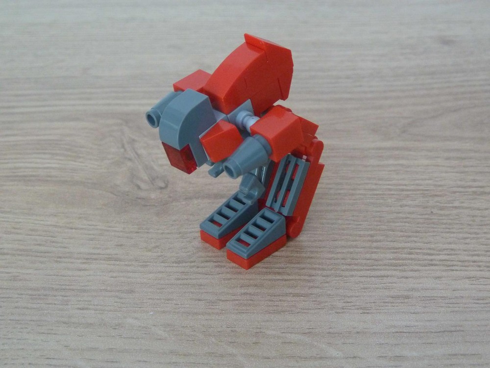 LEGO MOC LEGO How to Build a Mini Robot Mech #4 Instructions Tutorial ...