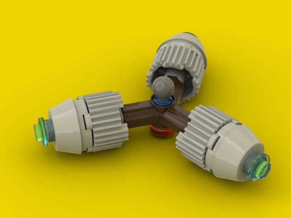 Lego Moc Fidget Spinner By Manaies Rebrickable Build With Lego