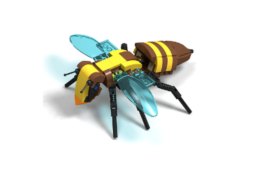LEGO MOC Honey bee by jorah | Rebrickable - Build with LEGO