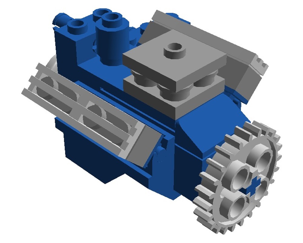 LEGO MOC-28008 Small Scale Engine (Creator 2019) | Rebrickable - Build ...