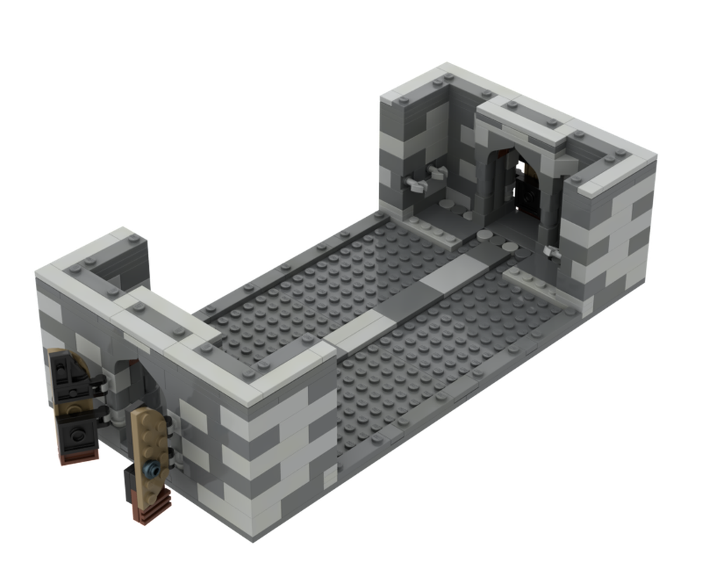 LEGO MOC-28021 Dungeon Corrdior (plain) (Modular Buildings 2019 ...