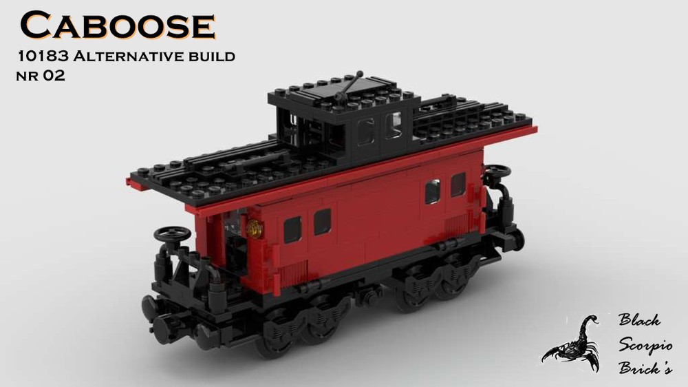 LEGO MOC Caboose 02 by BsBrix | Rebrickable - Build with LEGO