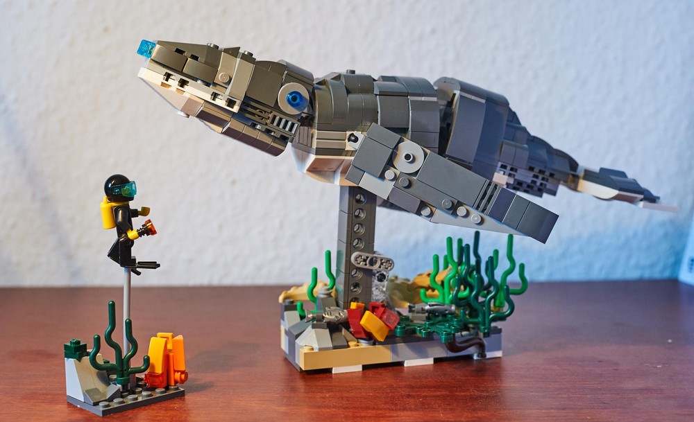 LEGO MOC-28111 Humpback Whale by Kassiopeia | Rebrickable - Build with LEGO